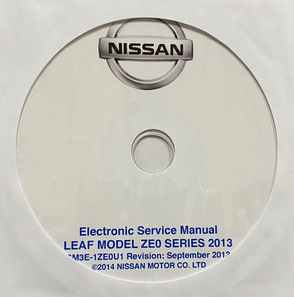 2013 Nissan Leaf Model ZE0 Series US Workshop Manual – Schiff European
