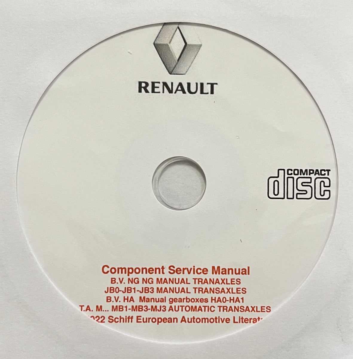 1972-1987 Renault/Jeep Component Service Manual Transmissions – Schiff ...